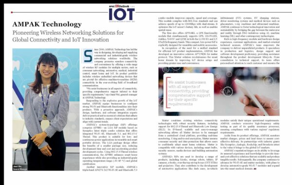 AMPAK Technology Awarded 2023 Top 5 IoT Solutions Providers in APAC CIO ...